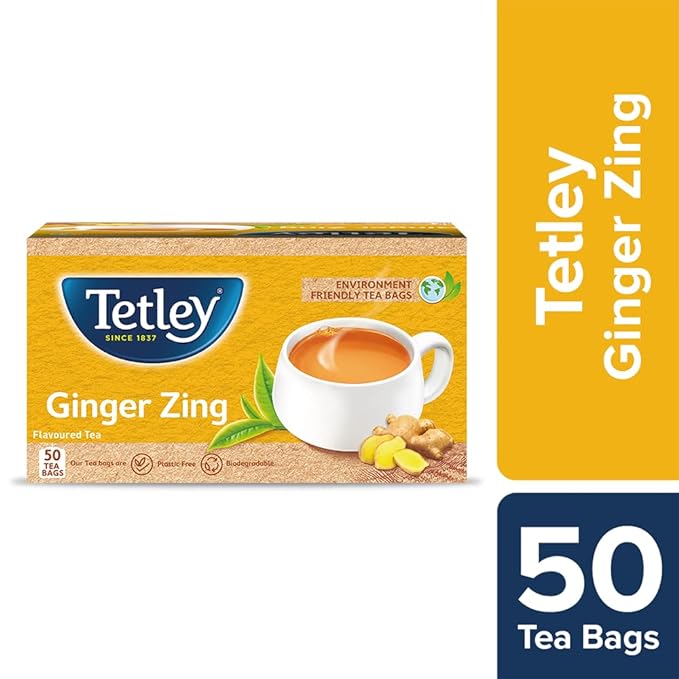 Ginger Zing - Flavoured Chai | Assam Black Tea |Ginger Aroma | Environ ...