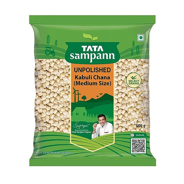 Tata Sampann Kabuli Chana 500g (medium size)
