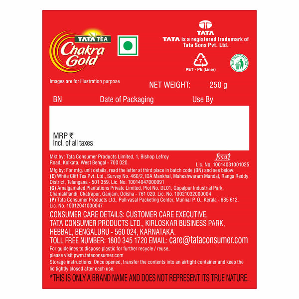 Chakra Gold - Premium Tea | Rich & Strong Taste |Long lasting flavour – Tata Nutrikorner