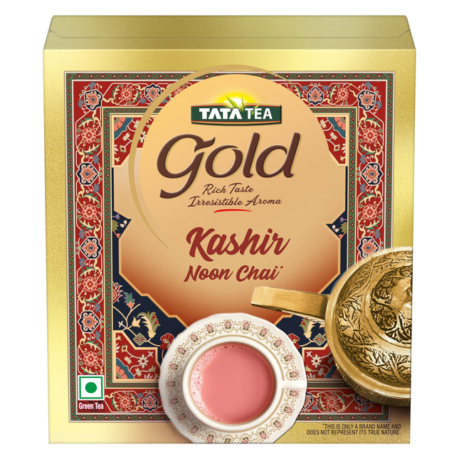 TATA TEA Gold Kashir Noon Chai, 250g, Long Green Tea Leaves, Kashmiri ...