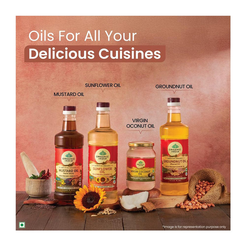 Groundnut Oil I Organic, Cold-Pressed (Kachi Ghani) Cooking Oil I Nutt ...