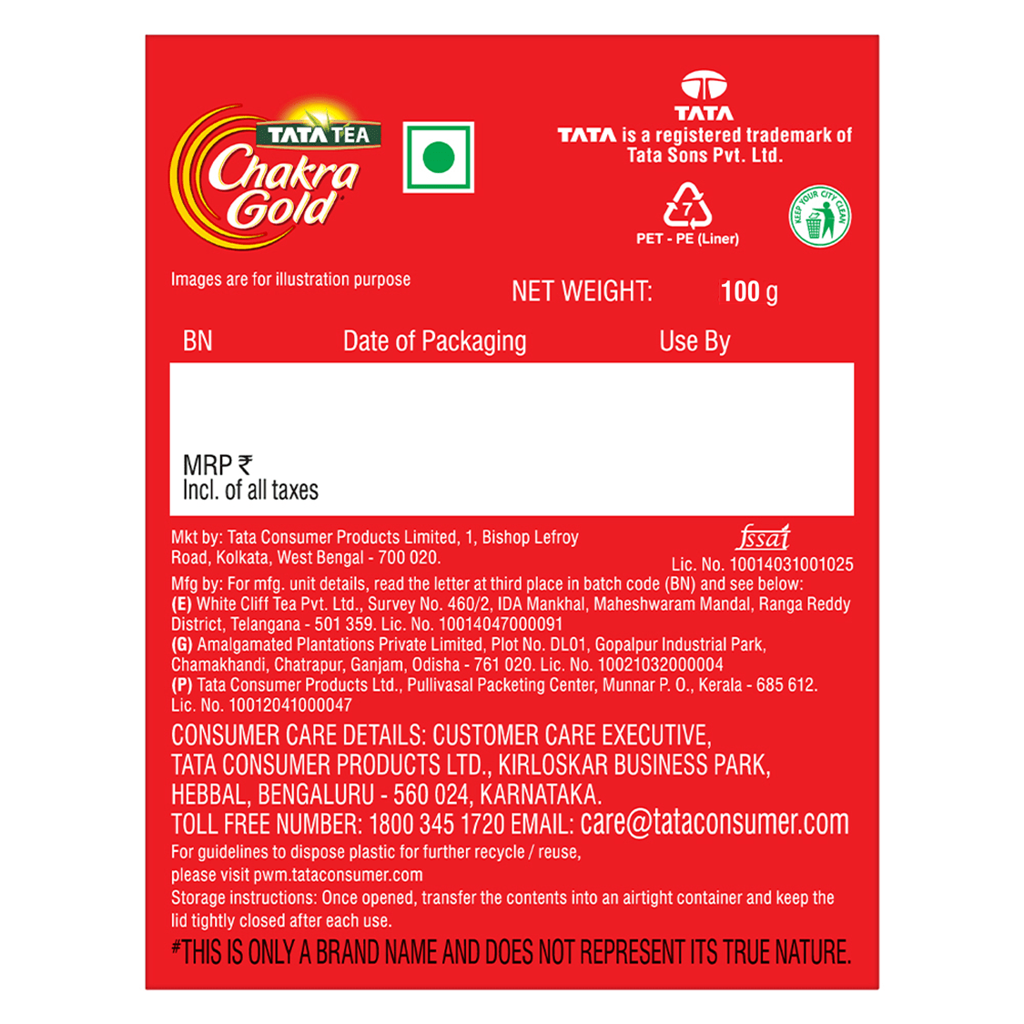 Chakra Gold - Care | Goodness of 5 Natural Ingredients | Tulsi, Ginger ...