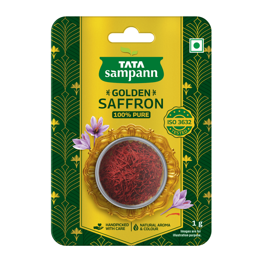Golden Saffron, Pure Kesar – Tata Nutrikorner